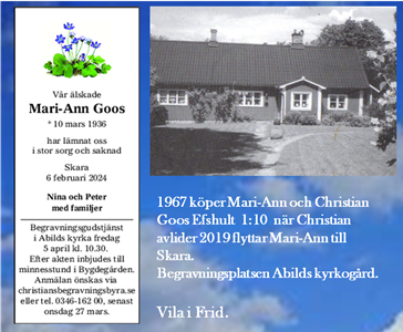 Mari-Ann och Christian Goos Efshult