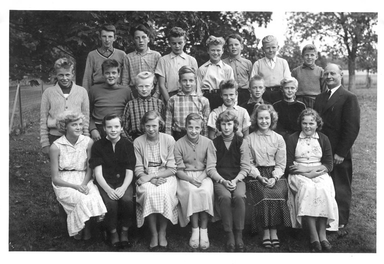Rävlanda skola klass 7, 1956-1957