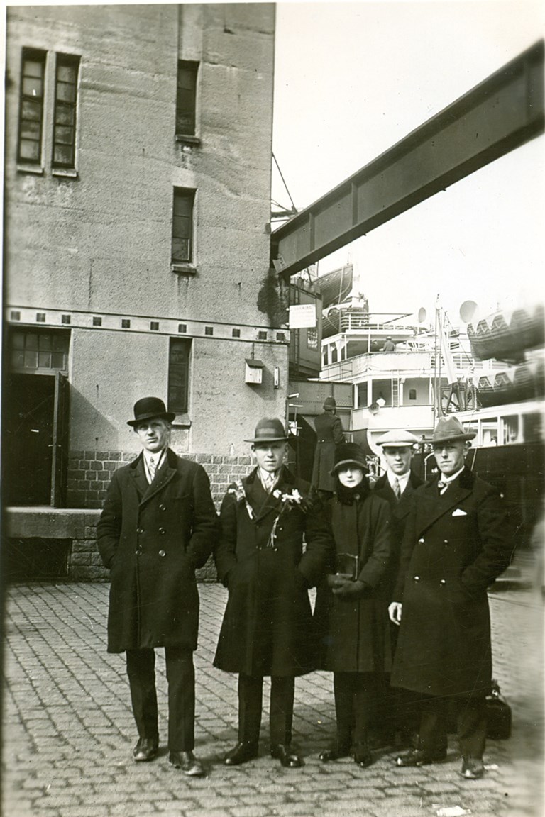 Erik Månsson Gissle emigrerar till USA 1928