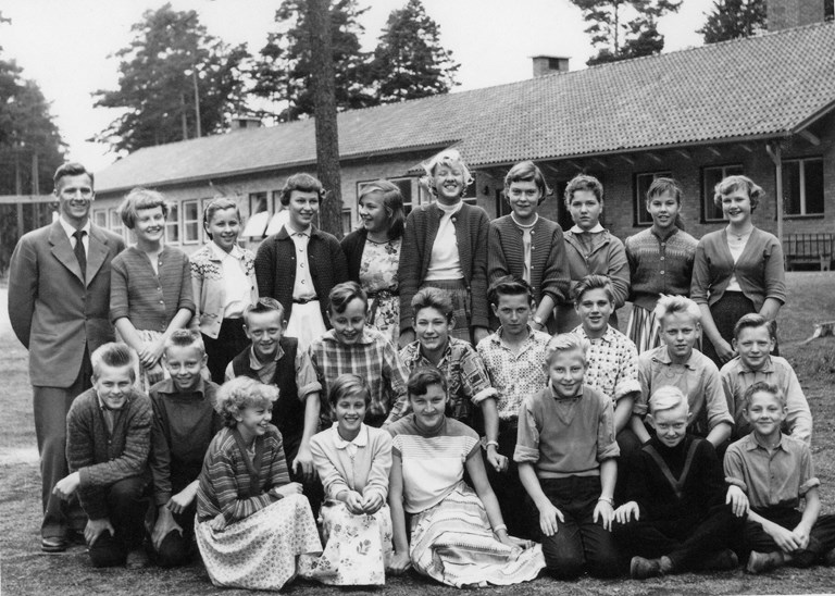 Rönneshytta skola år 1957-58 klass 7 A.
