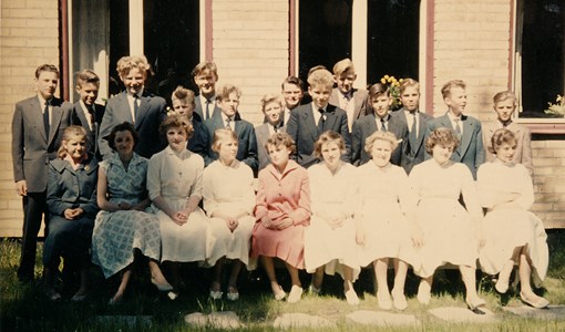 Rönneshytta skola Klass 7 läsår 1956/57