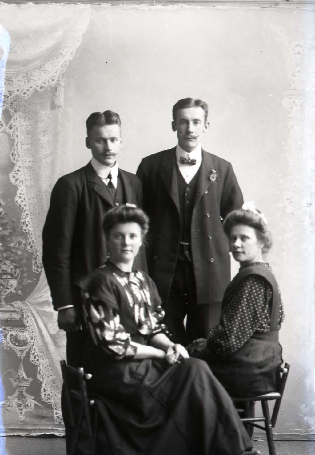 Gruppfoton 4 personer