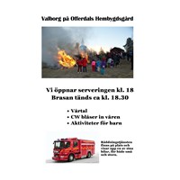 Valborgsfirande på Offerdals Hembygdsgård