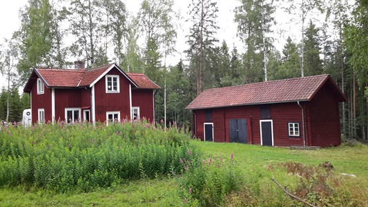 Bostadshus och uthus