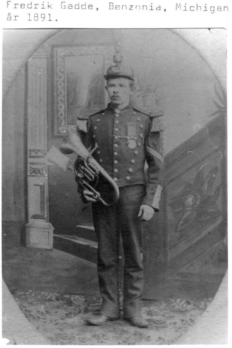 Fredrik Gadde år 1891