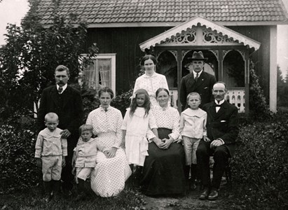 Hagafallet Karl Erik och Ida Janssons familj