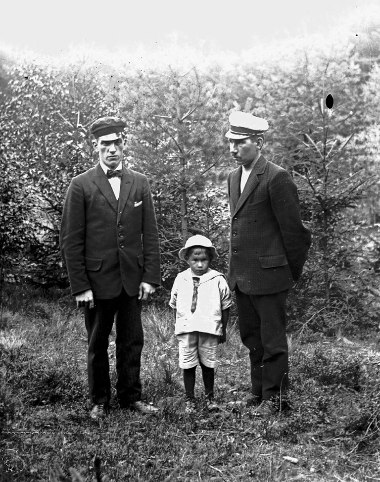 Erik, Rune och Arvid Gustavsson, Kårberg