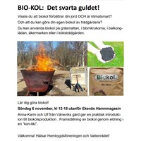 Välkomna på kurs i biokol-framställning